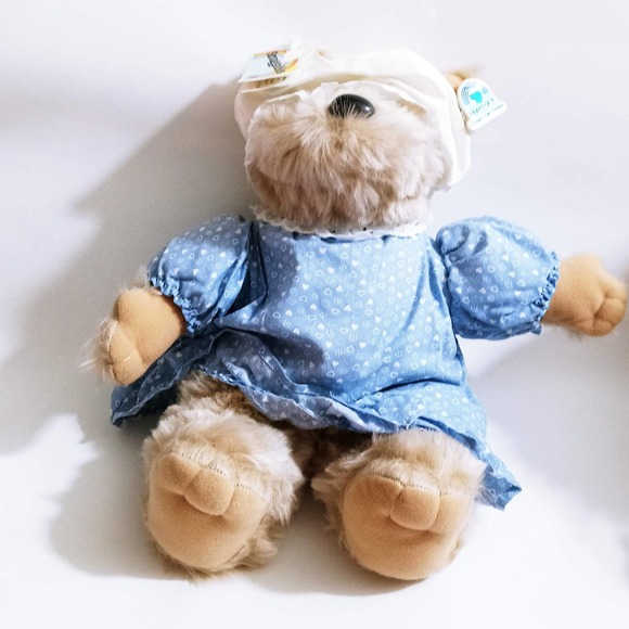 snuggleable | Toys | Vtg Plush Snuggable Heartline Grandma Bear Stuffed ...